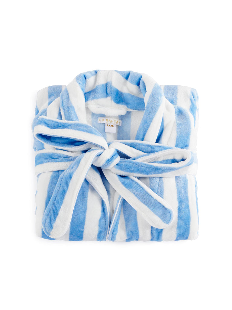 Helena Stripe Robe, Sky – Howell's Mercantile