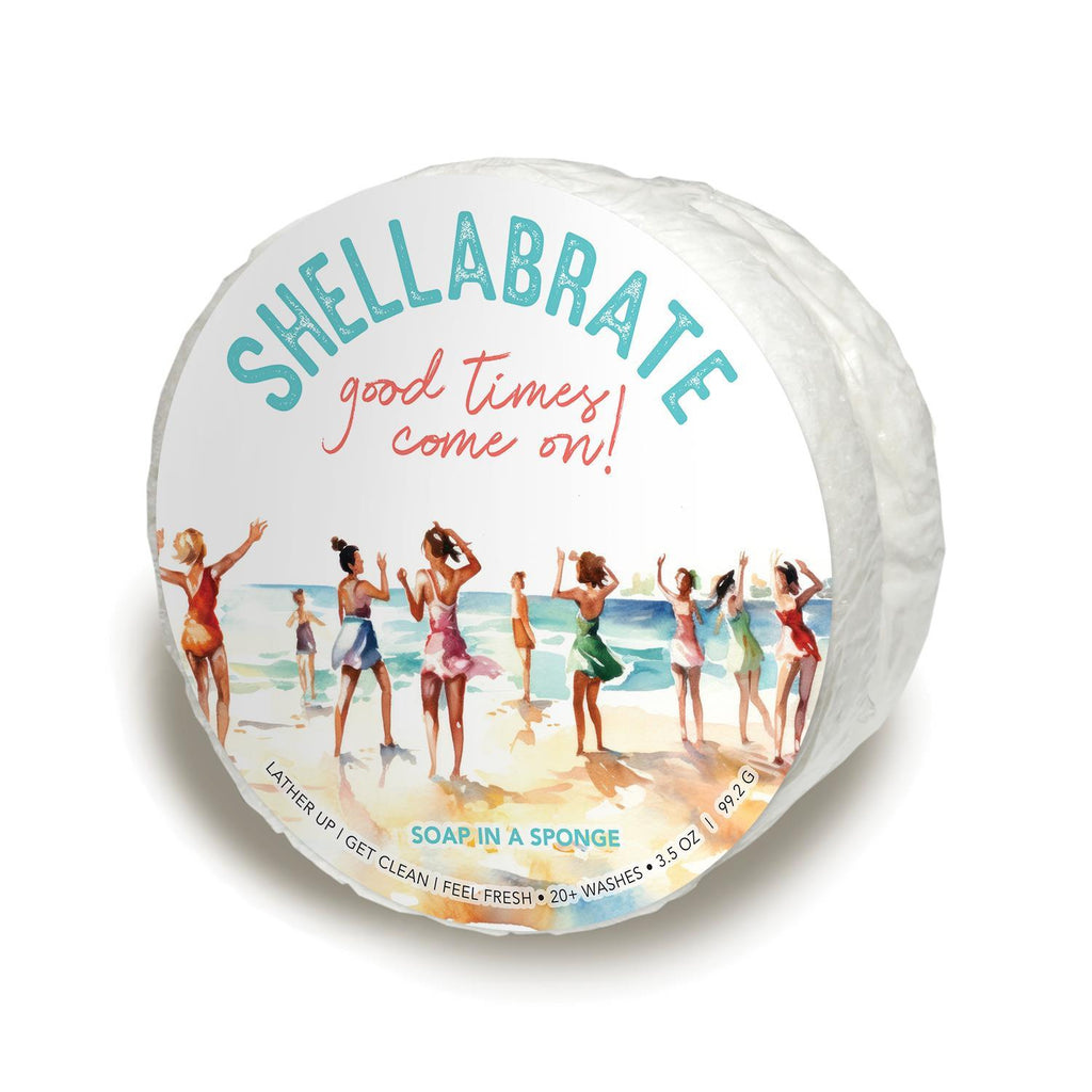 Shellabrate Good Times Soap in a Sponge 20+ Washes – Howell's Mercantile