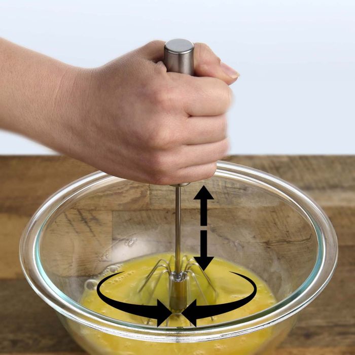 Mrs. Anderson's Baking Stainless Steel Rotary Whisk Blender – Howell's ...